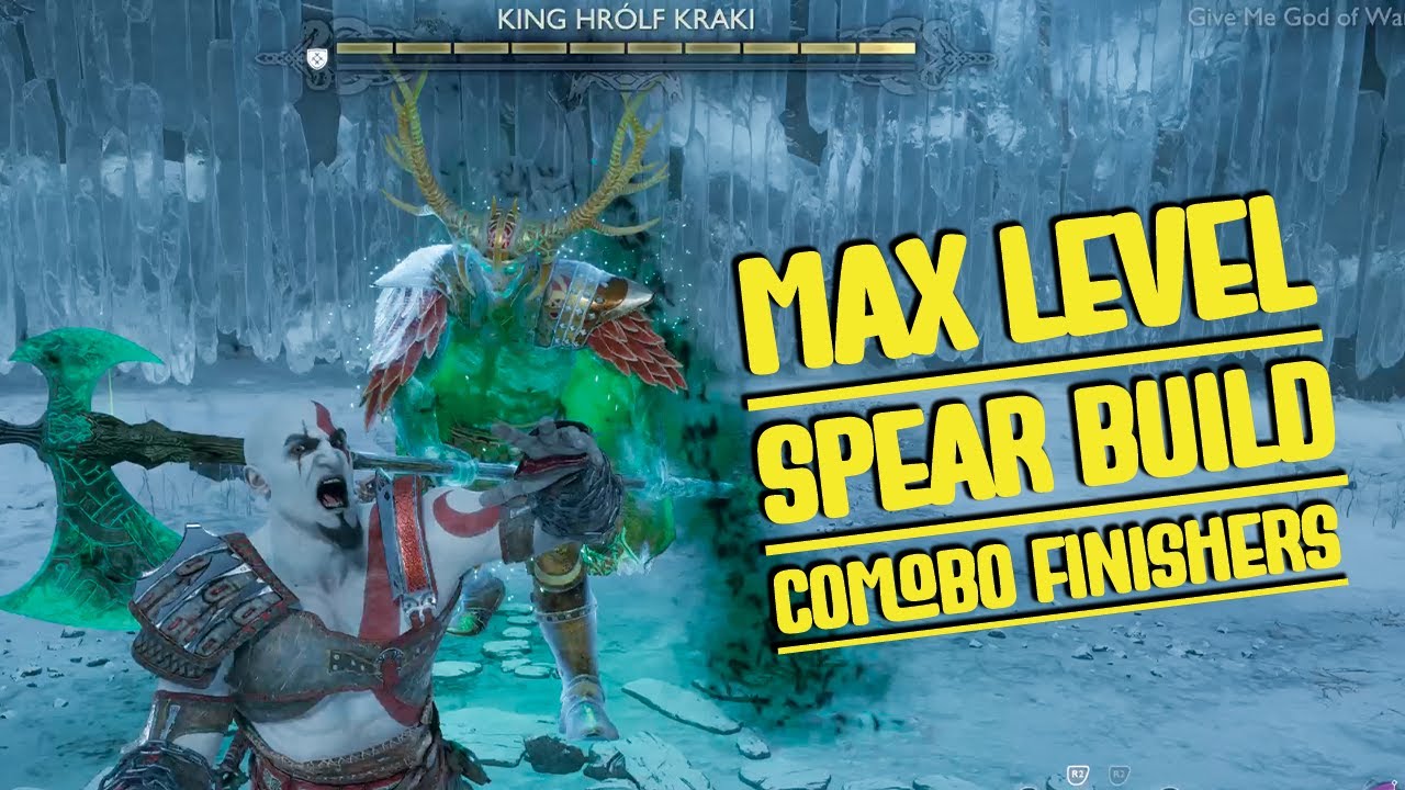 Max Level Spear Combo Finishers Build 🤜 All Berserkers And King | Gow ...