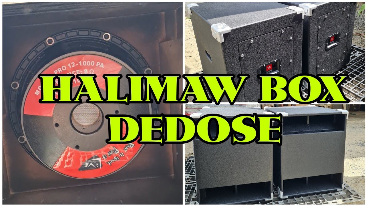 HALIMAW din kaya c LIVE PRO 12 1000 watts sa HALIMAW BOX..??😯😲 [ di ko ...