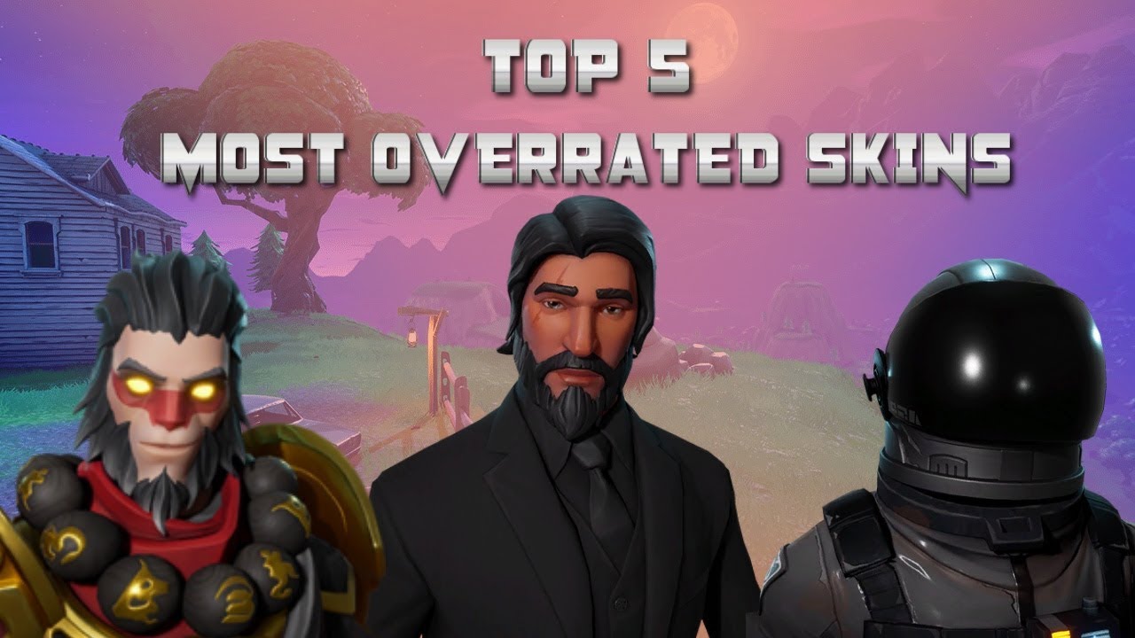 TOP 5 MOST OVERRATED SKINS IN FORTNITE! (Fortnite Battle Royale) - YouTube