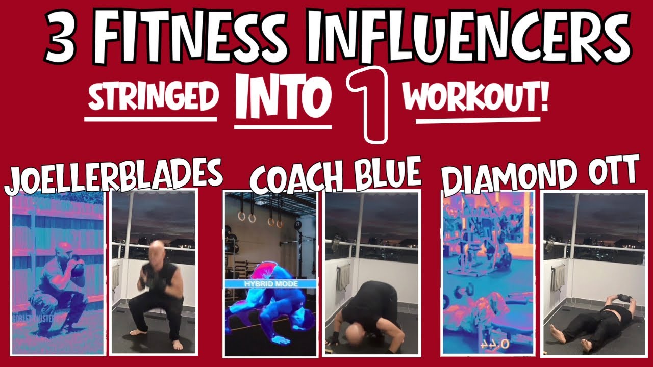 This 3 Fitness Influencer Collab Workout The World Needs To See! - YouTube