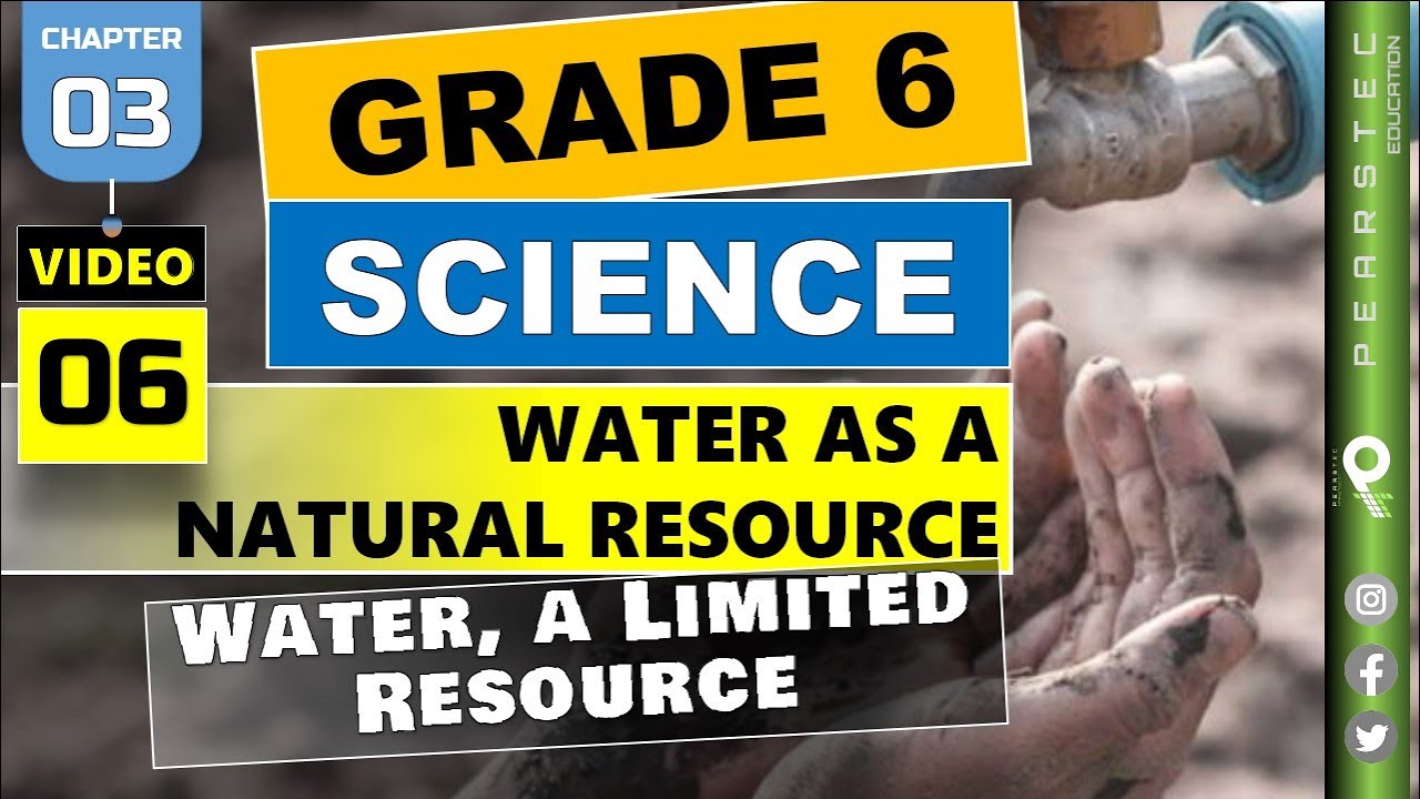 Grade 6 Science English : 3/6 - Water, a Limited Resource - YouTube