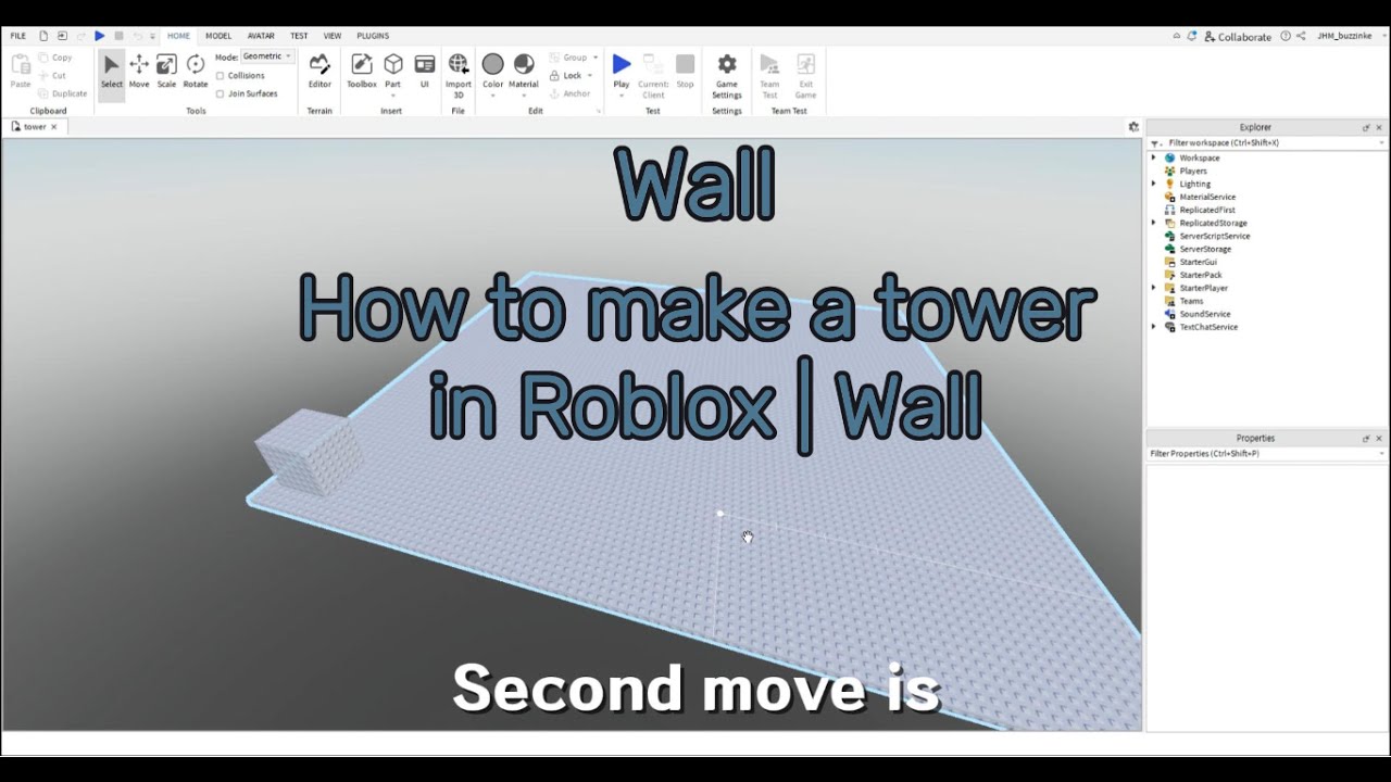 How to make a tower in Roblox | Wall - YouTube