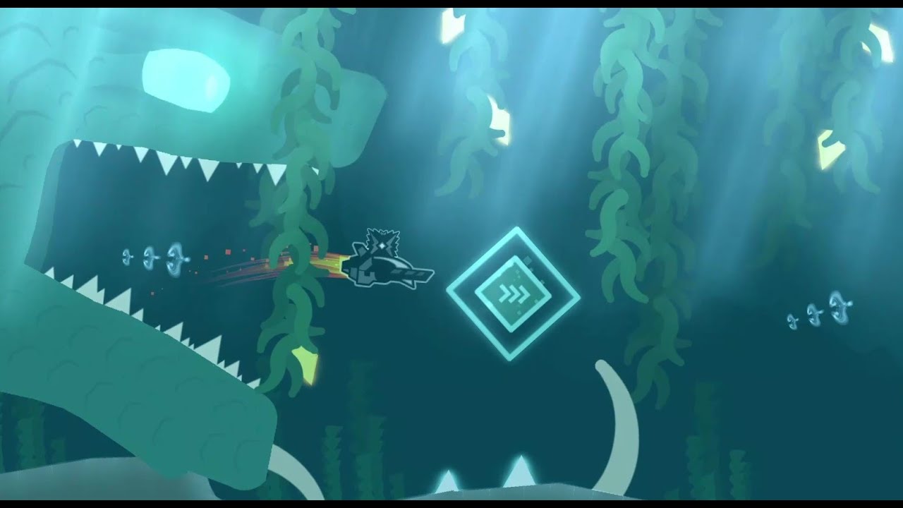 "DEEP BLUE SEA" 100% (Medium Demon) by: Custi | Geometry Dash 2.11 ...