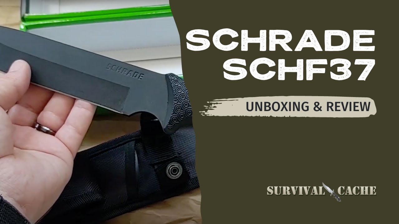 Schrade SCHF37 Unboxing + Review - YouTube