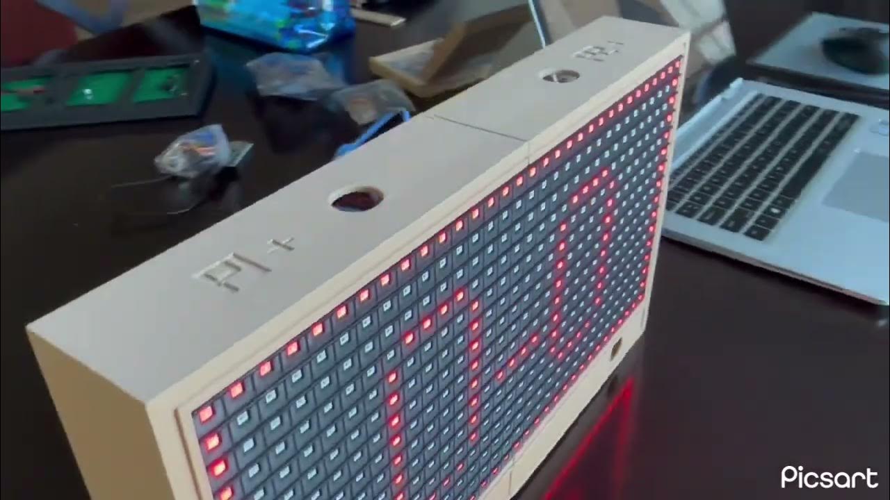 Ping-Ping scoreboard - ESP7266 / Arduino / 3D printed project - YouTube