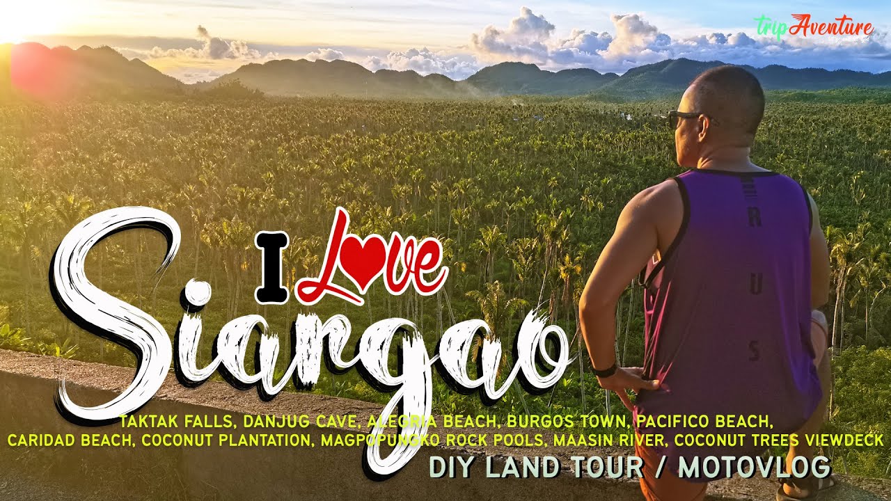 🏝️ 11 Tourist Spots @ SIARGAO DIY LAND TOUR | Reverse Siargao Loop 🛵 ...