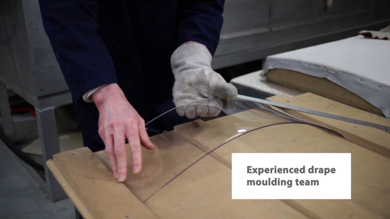 Drape Moulding | Press Moulding | Thermoforming Services - YouTube