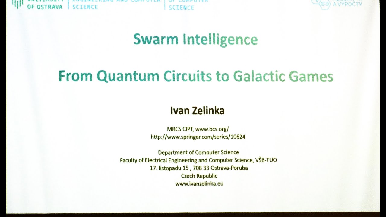 IPN ESCOM: Swarm Intelligence: Quantum Circuit to Galactic Games, Dr ...