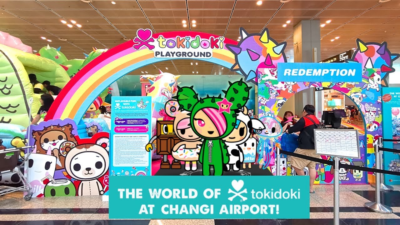 The World of Tokidoki at Changi Airport - YouTube