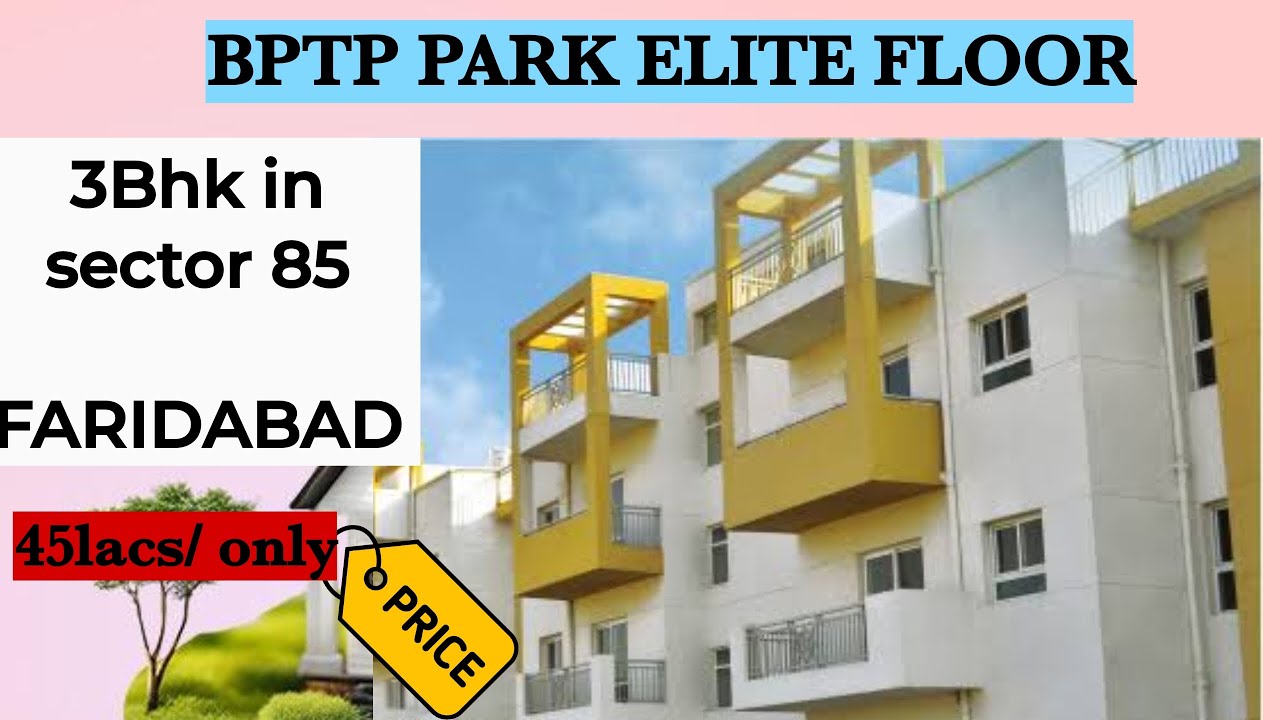 3 Bhk floor size 180 gaj ||BPTP Park Elite floor|| E block sector-85 ...