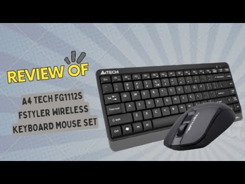 A4 Tech FG1112S Wireless Keyboard & Mouse Set. - YouTube