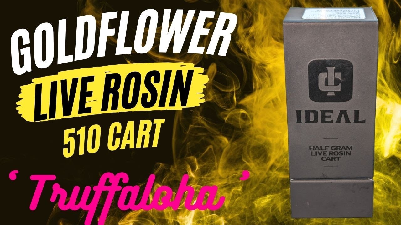 Goldflower's 510 threaded LIVE ROSIN Carts!? | Truffaloha REVIEW - YouTube