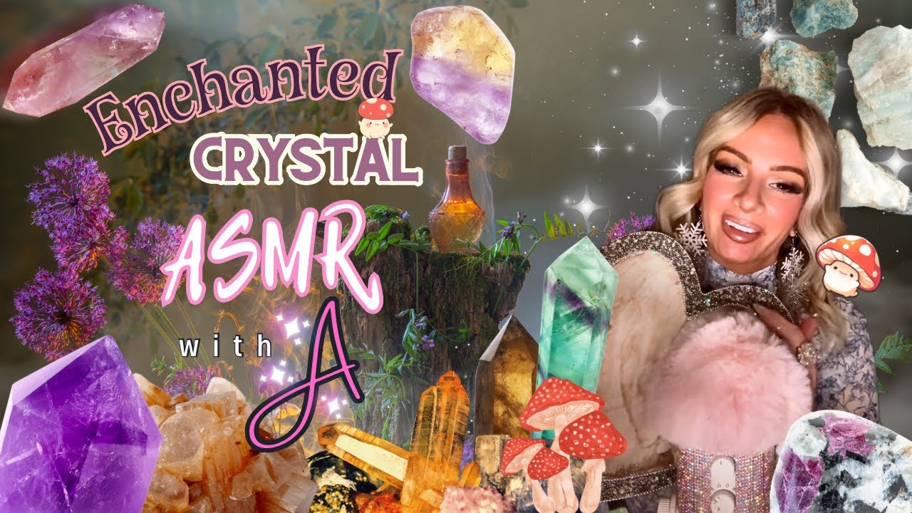 ASMR with Crystals | Relaxing Soft Whispers - YouTube