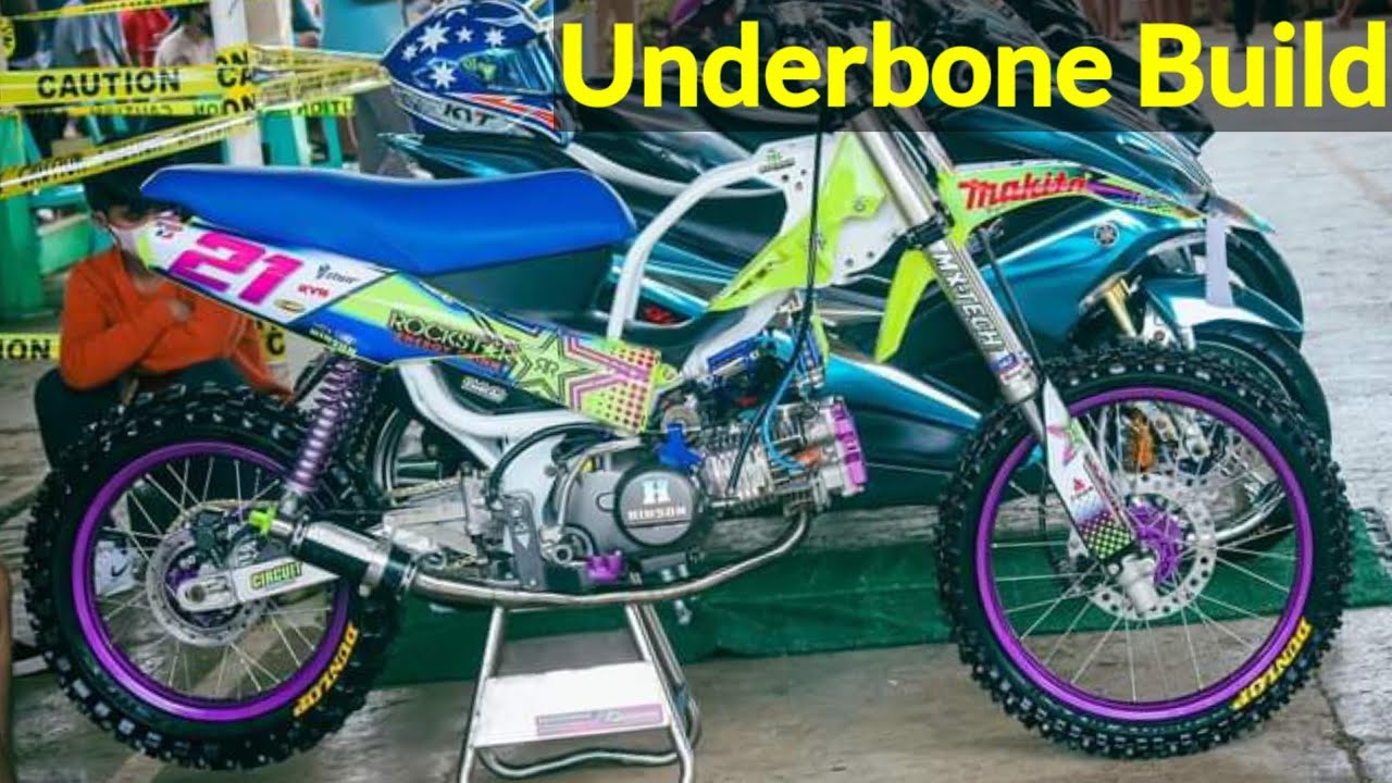 XRM UNDERBONE BUILD REPAINT - YouTube