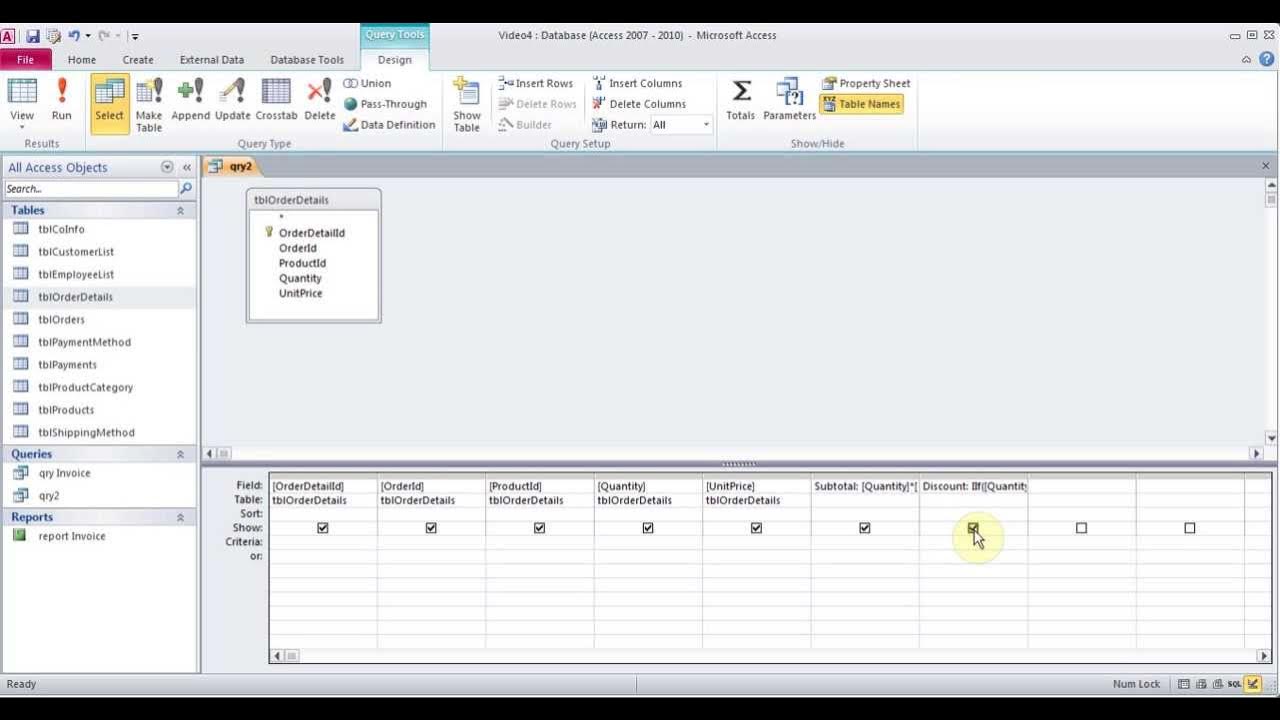(Hindi) Microsoft Access pt 4 (query expression builder, append/update/delete query) - YouTube