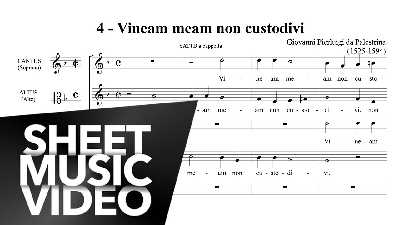 Vineam meam non custodivi [4] - Giovanni da Palestrina - Hilliard ...
