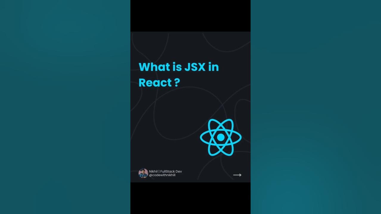 WHAT Is JSX In Your React Code? #feedshorts #coding #coding #reactjs #javascriptdeveloper - YouTube