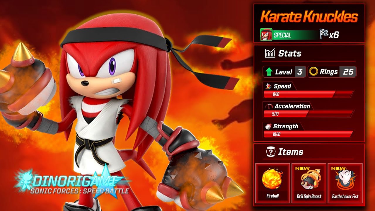 Karate Knuckles | Sonic Forces : Speed Battle - YouTube
