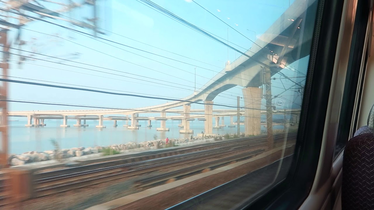 [HD] Ride the up MTR Airport Express Adtranz-CAF train to Airport ...