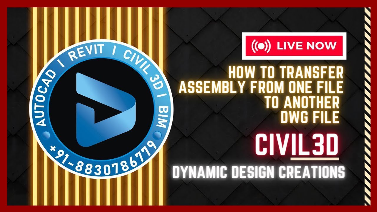 Effortless Drawing Transfer: Learn How to Move Assemblies in Civil3D ...