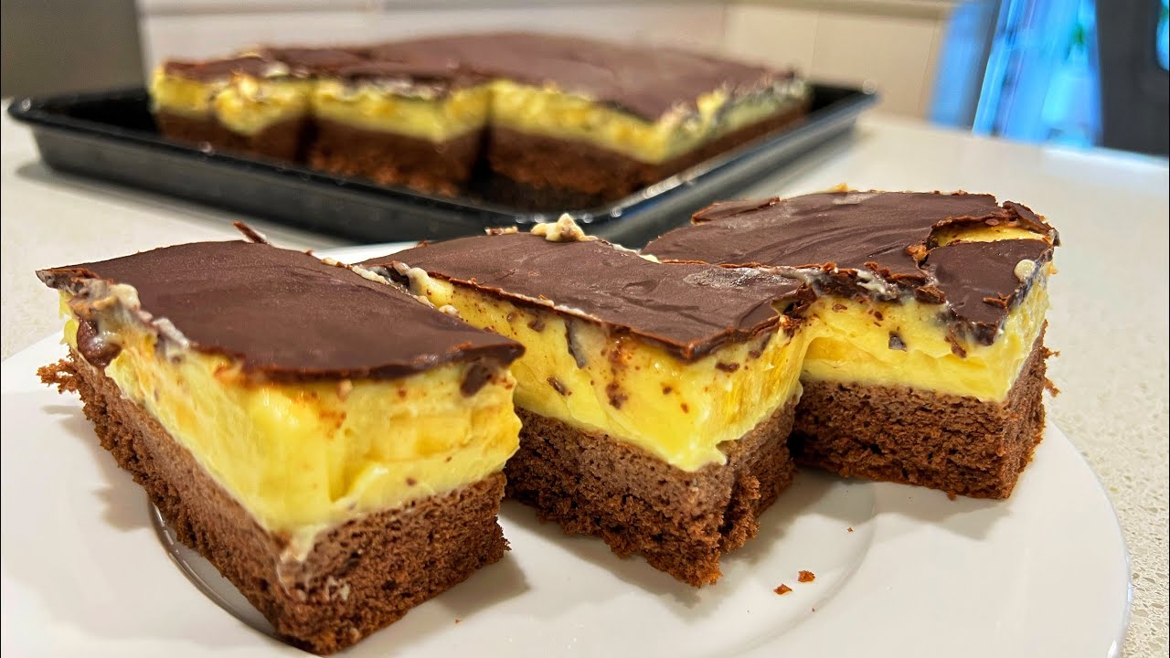 Bananko Kolac | Dessert with Bananas - YouTube