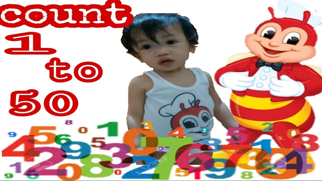 Jollibee count 1 to 50 | jollibee - YouTube