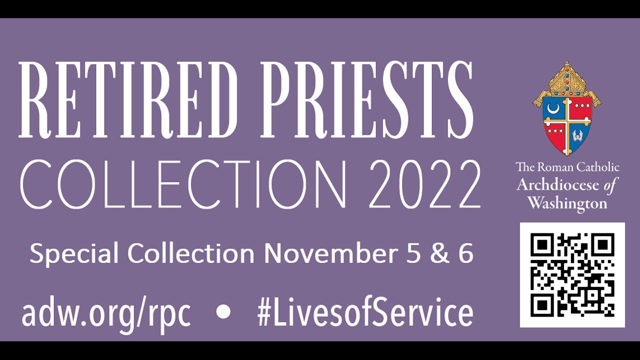 2022 Retired Priests Collection | The Roman Catholic Archdiocese of ...