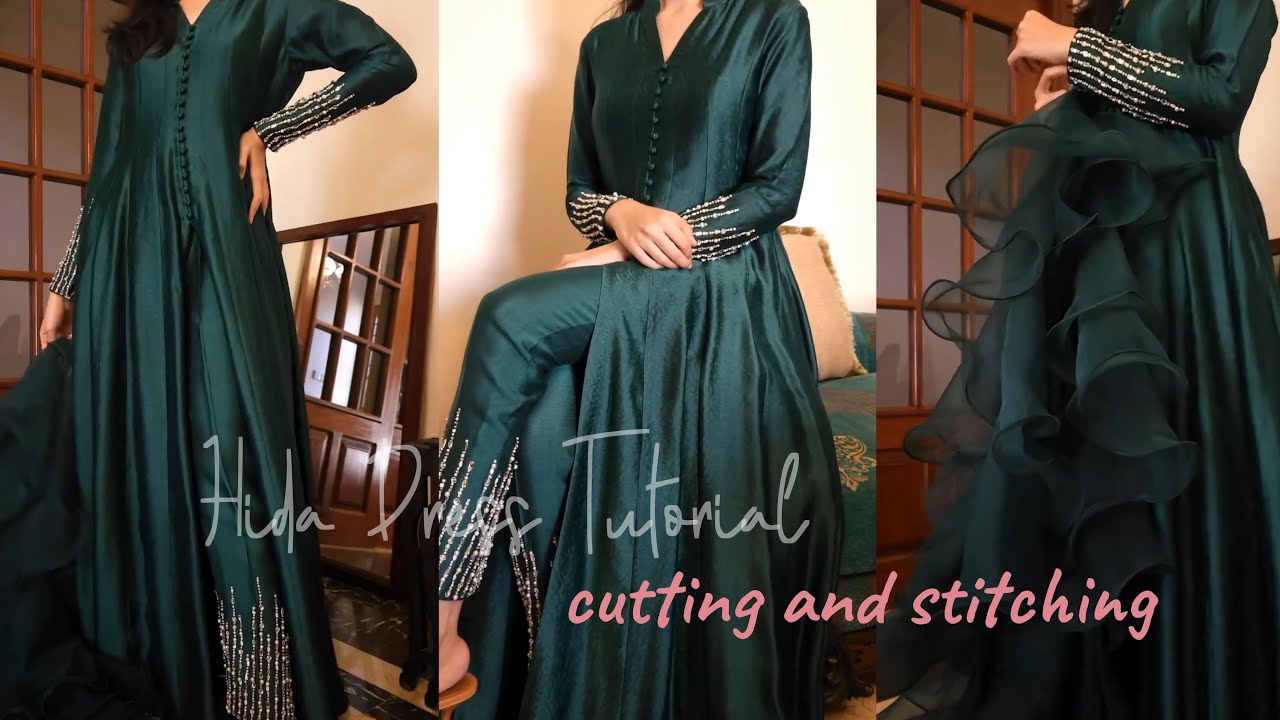 Models Inspired Outfit Cutting🔥16 Kali Frock Cutting Stitching🔥Front ...