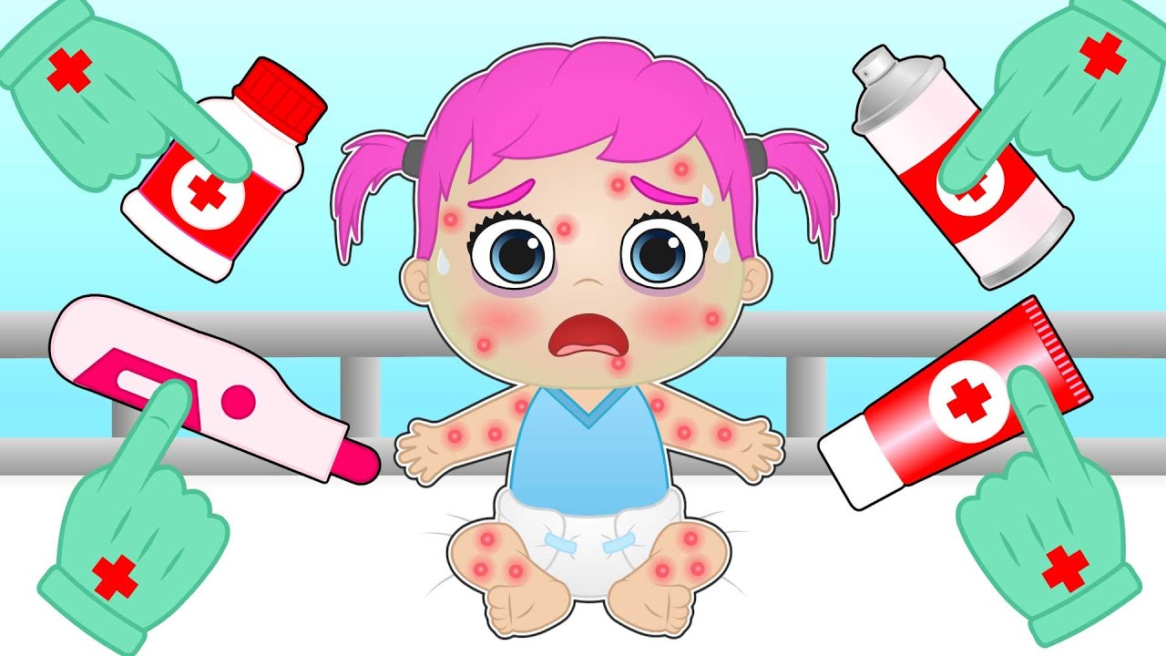 BEBÊ LILY 🤒 Lily está doente com catapora - YouTube