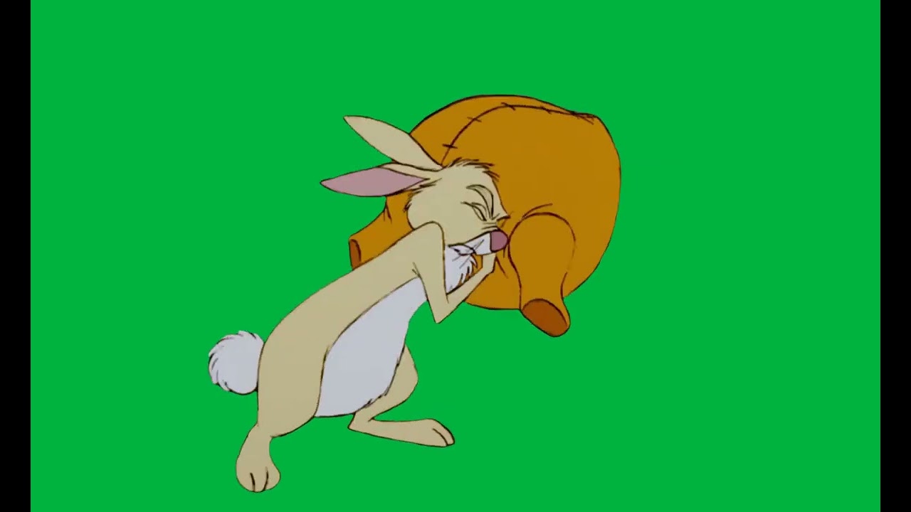 Pooh Gets Stuck (Green screen) - YouTube