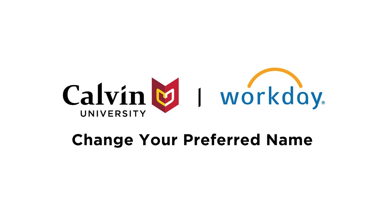 All Users Change Your Preferred Name In Workday YouTube All Users Change Your Preferred Name In Workday YouTube