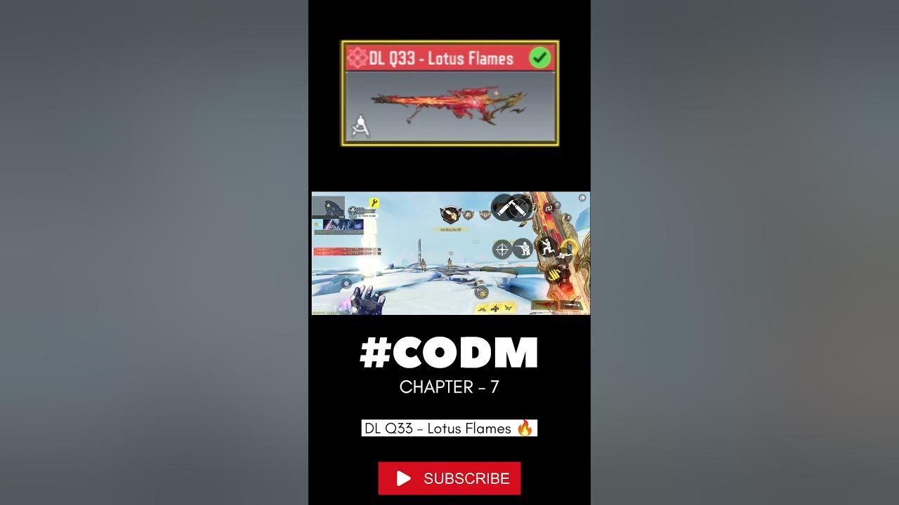 Call Of Duty Mobile DL Q33 Lotus Flames #CallofDutyMobile #CODM #CODMGameplay #CODMBattleRoyale ...