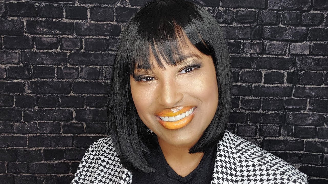 Chinese Bob Wig with Bangs under $20 from @samsbeauty Model Model Kilo ...