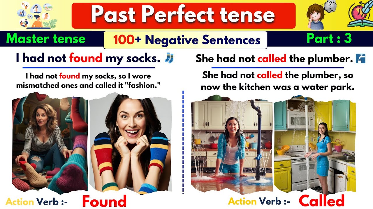 Past Perfect Negative Sentences | Rules, Structure & Examples | English ...