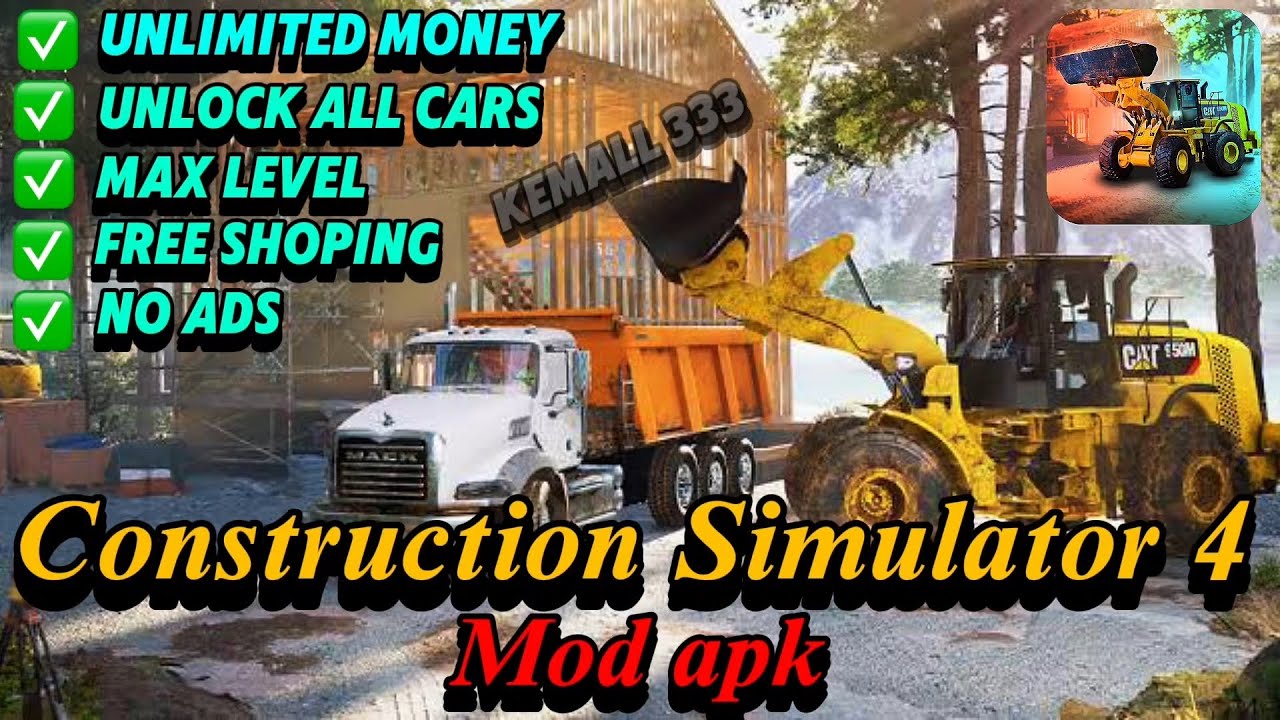 Download Construction Simulator 4 Mod Apk Level Max, Unlimited Money ...
