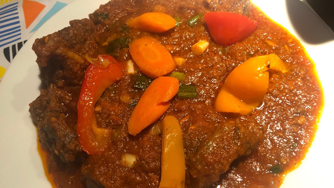 HOW TO MAKE AUTHENTIC GHANAIAN BEEF AND CHICKEN HEALTH STEW | Homemade ...