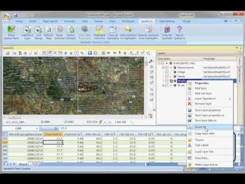 Using map projections in Excel: SpatialXL - YouTube