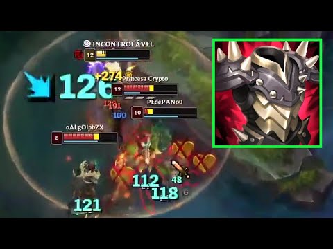 617 Armor Rammus vs 5 Champions... - YouTube