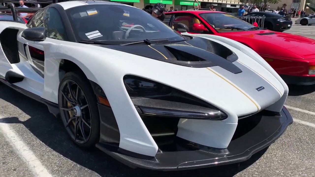 McLaren Senna at Sunset GT Road to Monterey Car Week 2019 - YouTube
