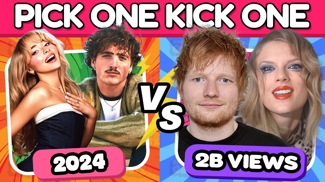 PICK ONE KICK ONE 🔥 2 Billion Views Hits vs 2024’s Hottest Tracks 👀 ...