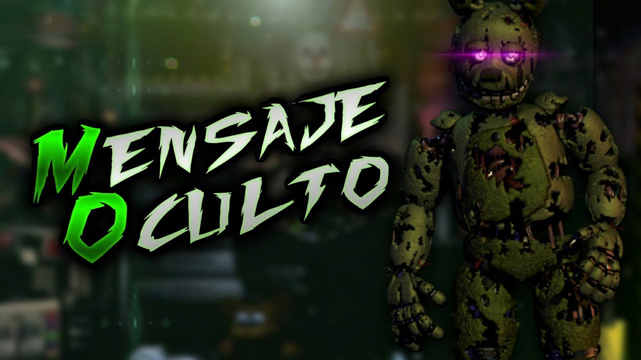 AUDIO SECRETO DE SPRINGTRAP | FNAF 7 ULTIMATE CUSTOM NIGHT | EASTER EGG ...