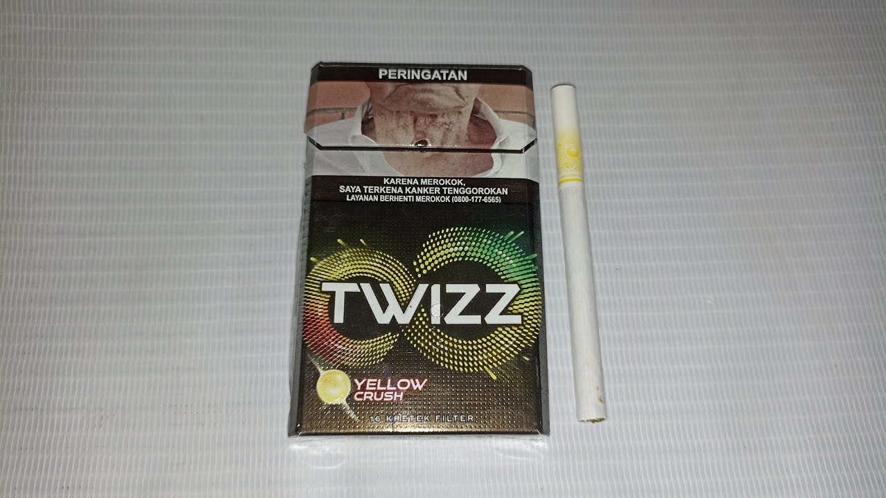 REVIEW ROKOK TWIZZ YELLOW CRUSH | Sensasi Nikmat Jeruk Dingin Dalam Setiap Hisapan - YouTube