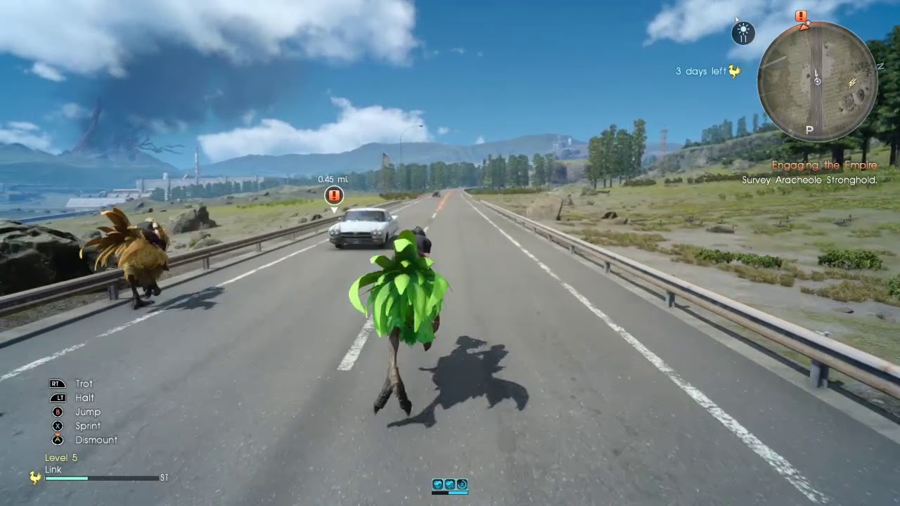 Running in the Chocobo - FFXV - YouTube
