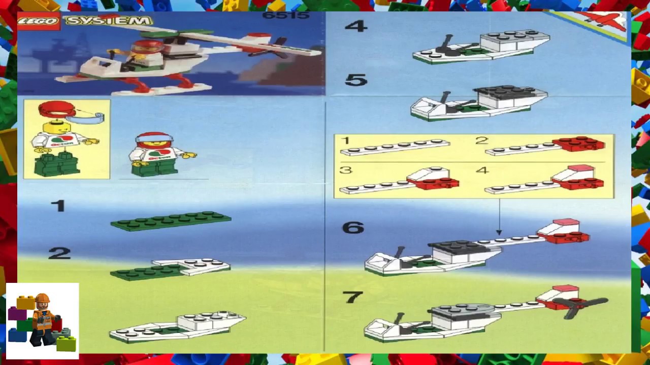 LEGO instructions - Town - Flight - 6515 - Stunt Copter - YouTube