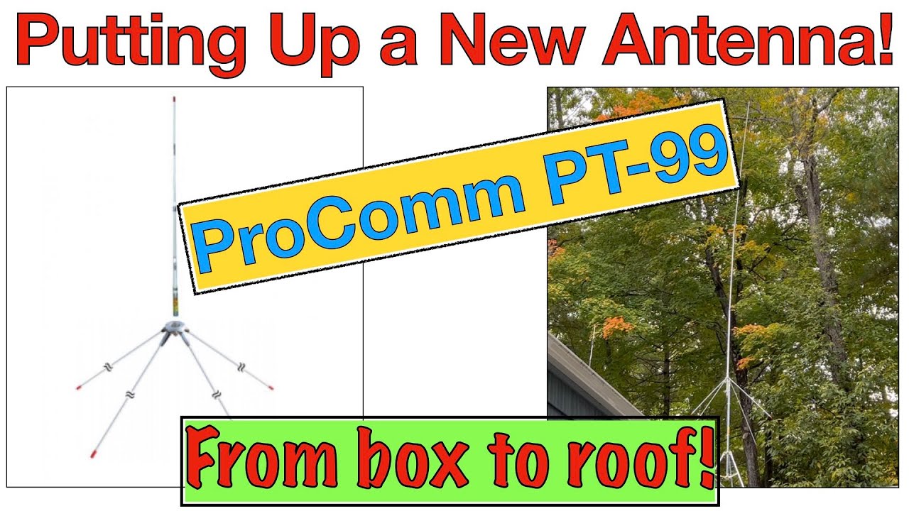 Assembling and Installing a Procomm PT99 CB and HAM Antenna - YouTube