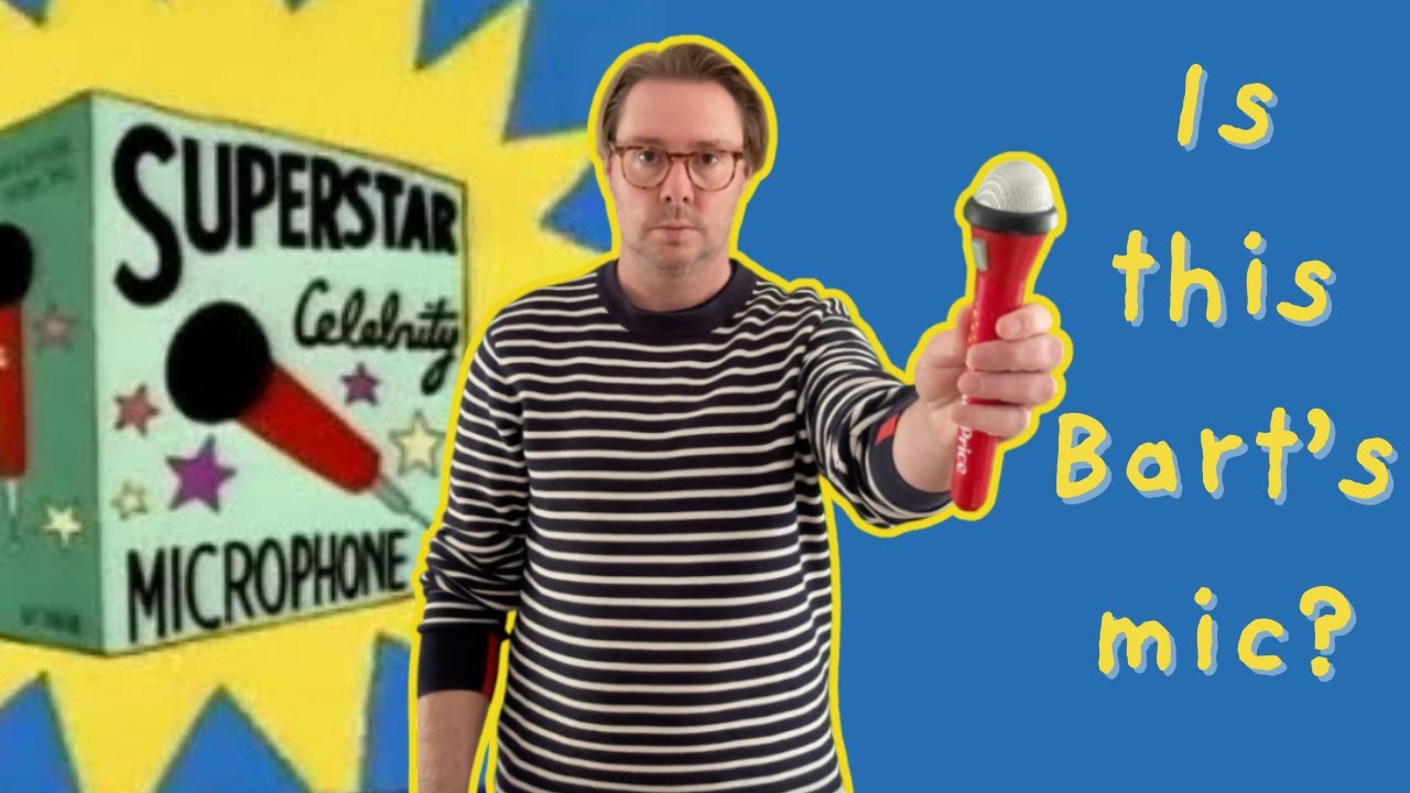 I Found Bart Simpson's Microphone At A Thrift Store - YouTube