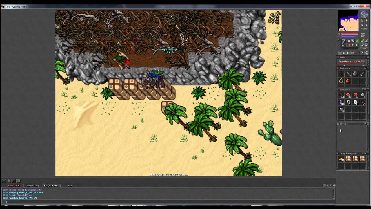 Tibia - Hunting the Darashia Giant Spider - YouTube