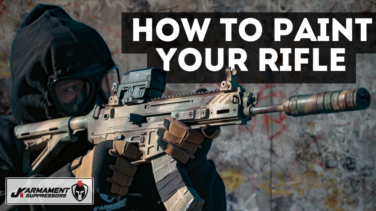 How To Paint Your Rifle! - Don't Be Afraid! - YouTube