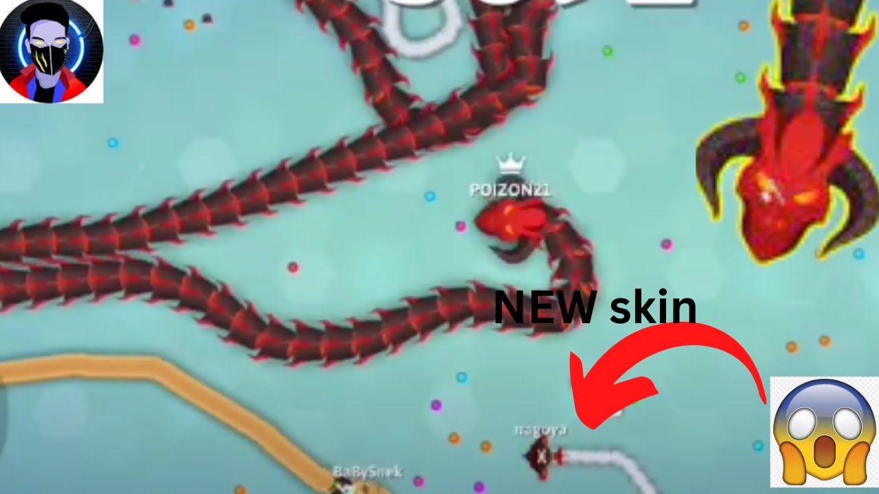 snake io.Snake.Io The Demon King 🔥 Twinning and Killed the Big King ...