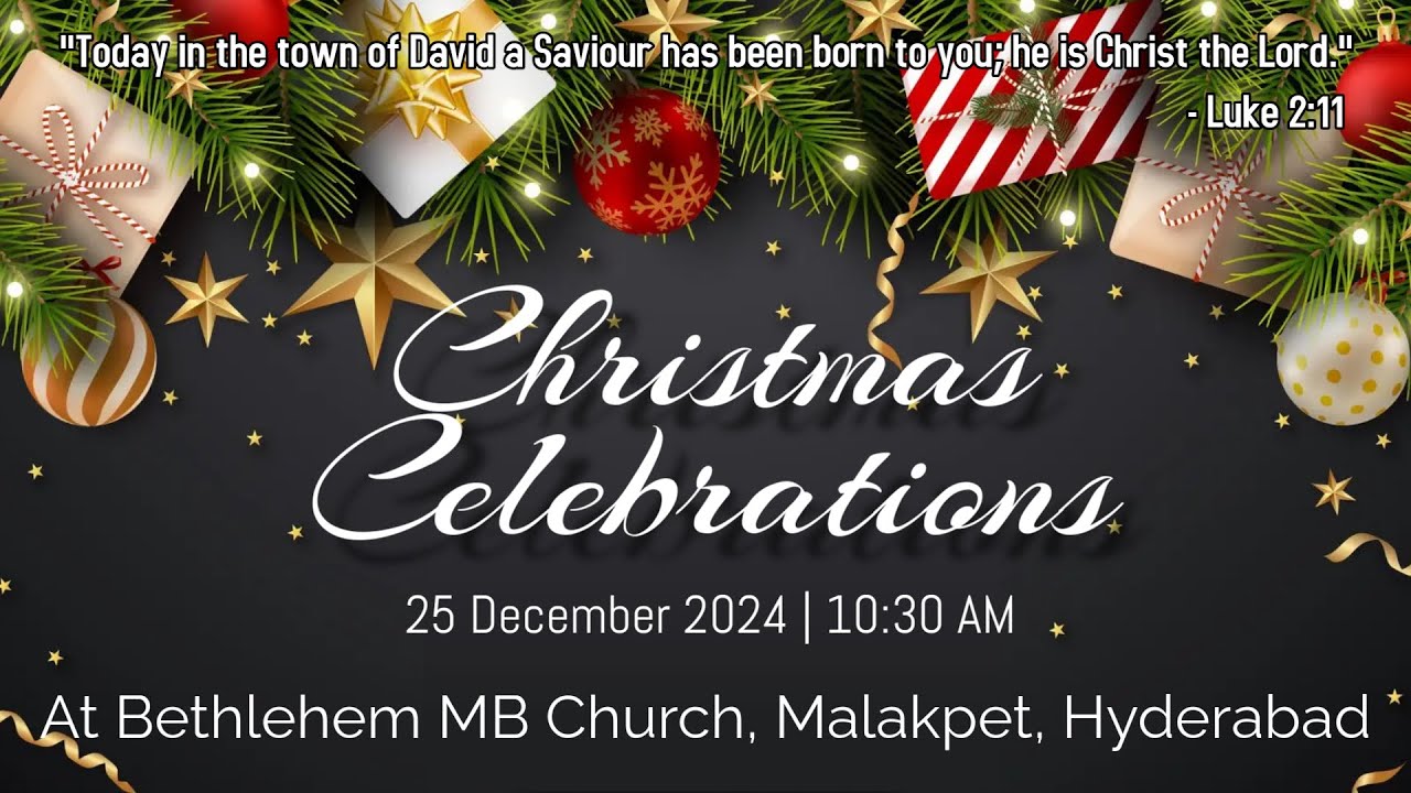 25th Dec'24 | Christmas Celebrations 2024 | Bethlehem MB Church ...